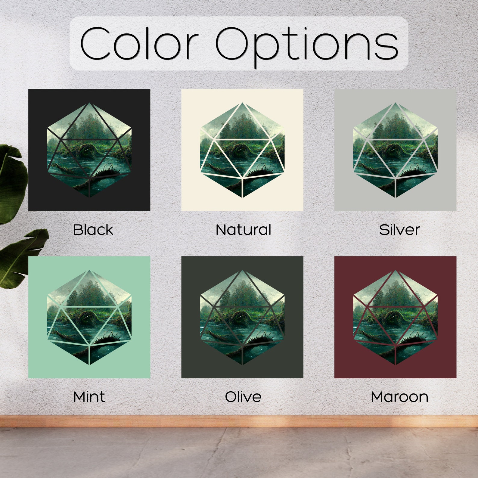 Dice Art - Swamp Witch Island | DND 5e Adventure T Shirt | Massive D20 ...