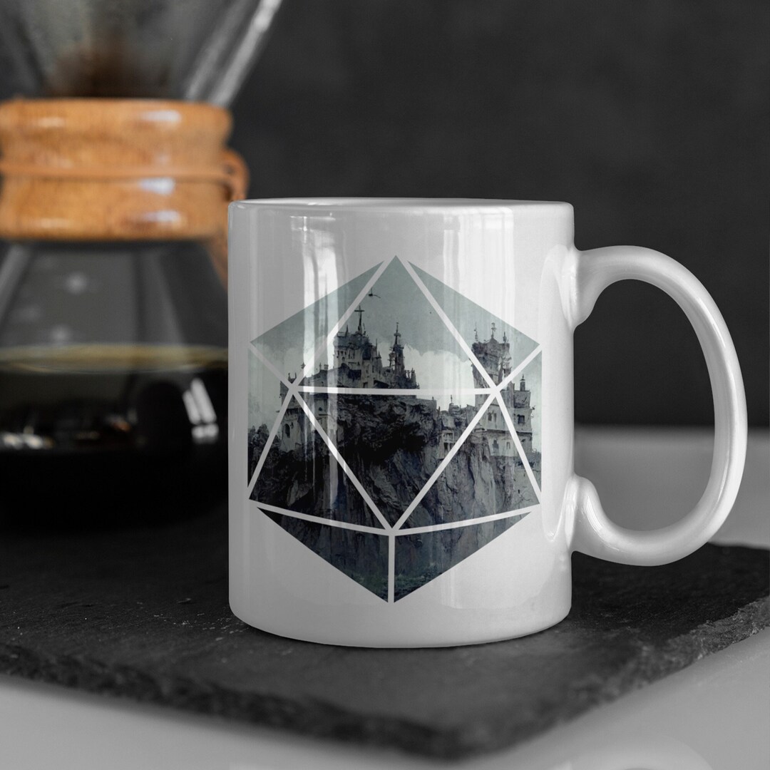 D20 Art - Castle Ravenloft | 5e Adventure D20 Mug | Dnd Mug | Dungeons ...