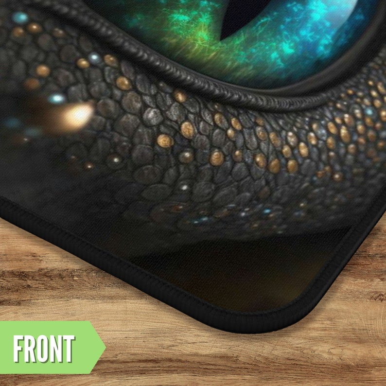 Dragon Eyes Dnd Mousepad Dnd Desk Mat Dnd Gifts TTRPG Accessories Nerdy ...