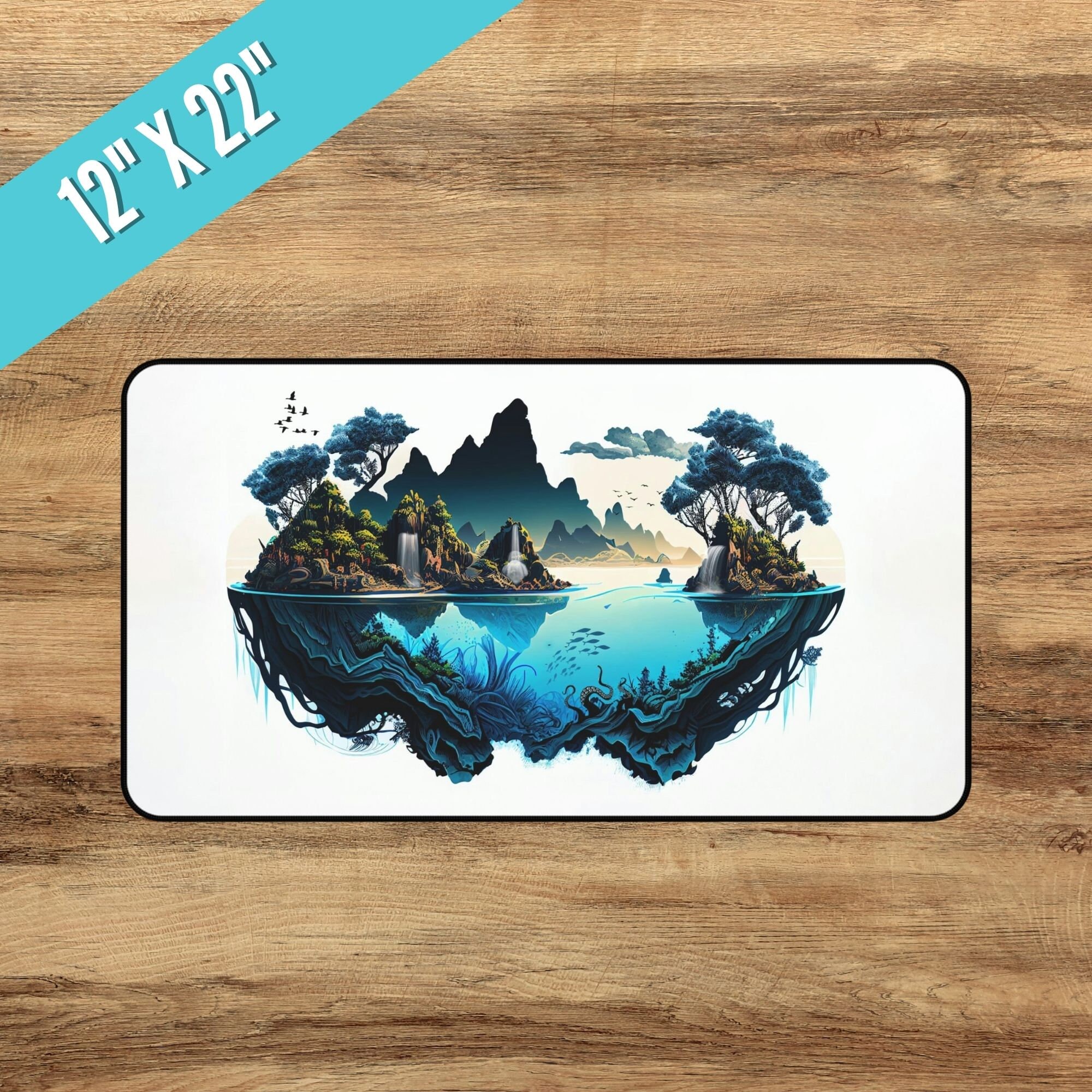 Fantasy Landscape Art Desk Mat Dnd Mousepad Dnd Desk Mat Dnd Gifts ...
