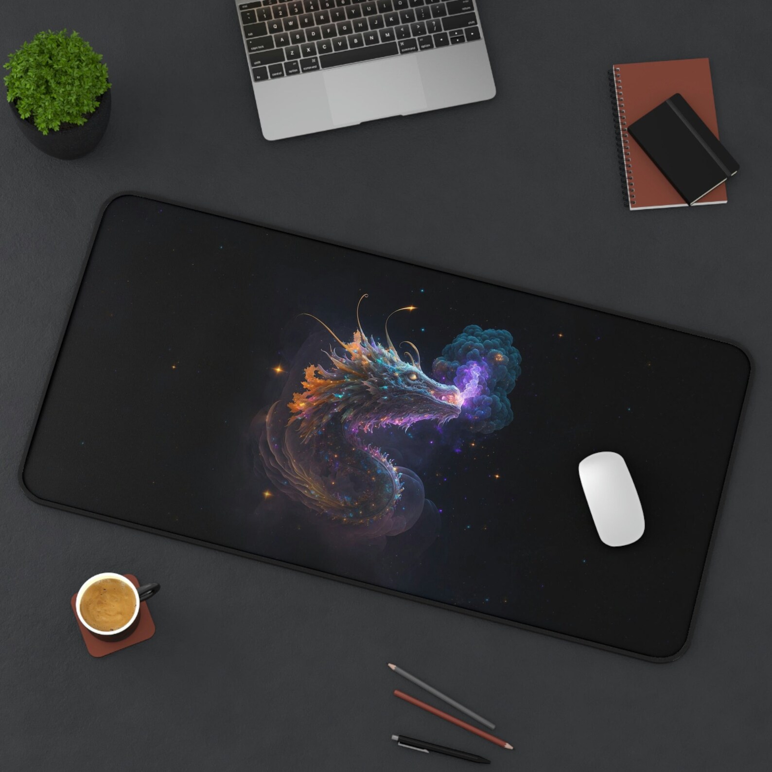 Star Map Dragon Mouse Pad Dnd Mousepad Dnd Desk Mat Dnd - Etsy