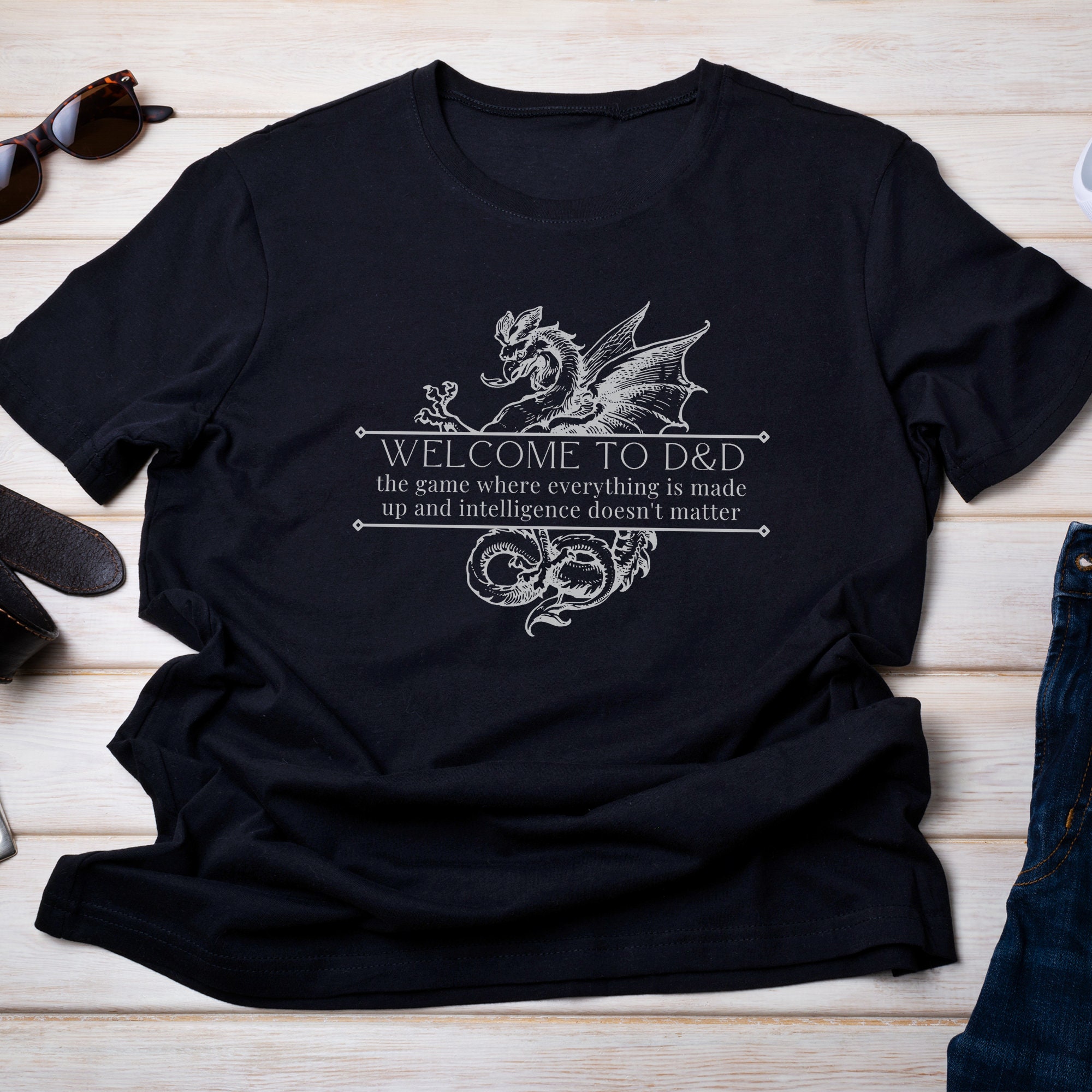 Welcome to D&D | Dungeons and Dragons T Shirt | RPG Dnd Gifts ...