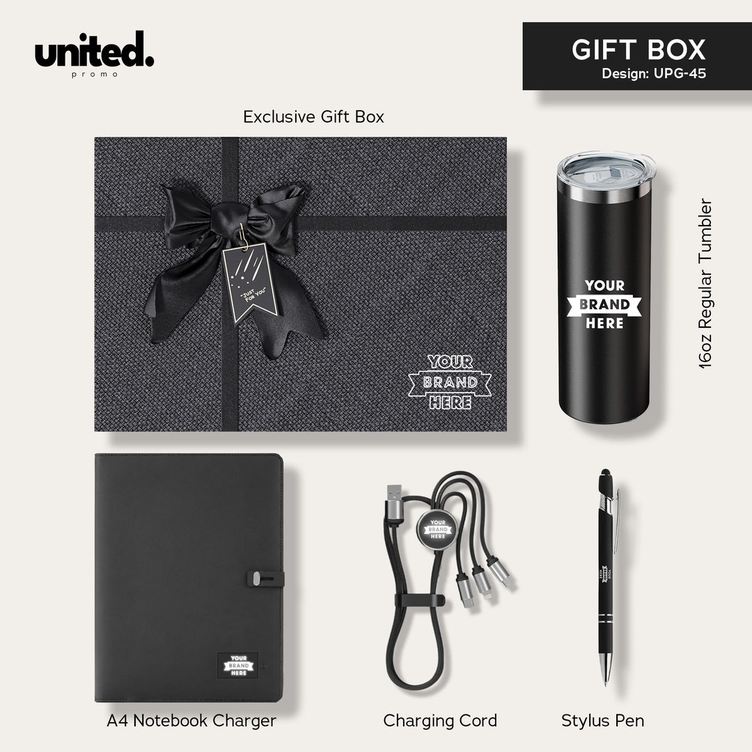 Premium Technological Portfolio Gift Box, Personalized Company Gift Box ...