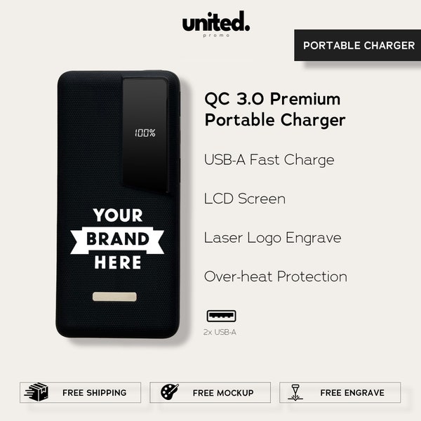 Personalized Portable Phone Charger - Etsy