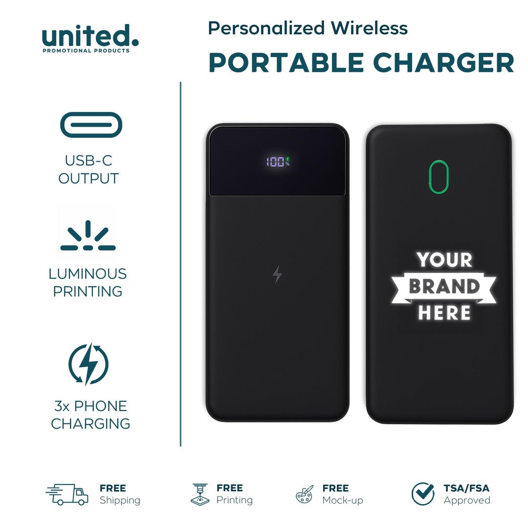 Personalized Magsafe Portable Charger, Customized Light-up Charger ...