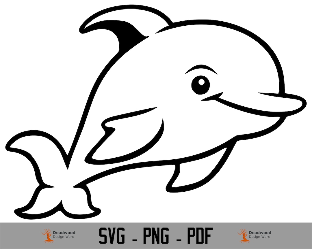 Dolphin SVG | Ready for Your Laser Cutter - Etsy