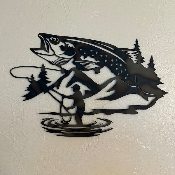 Metal Fish Cutout - Etsy