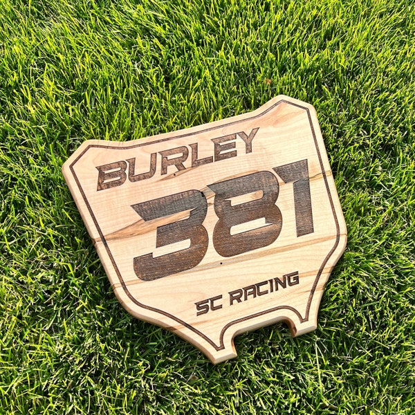 Motocross Number Plate Svg - Etsy