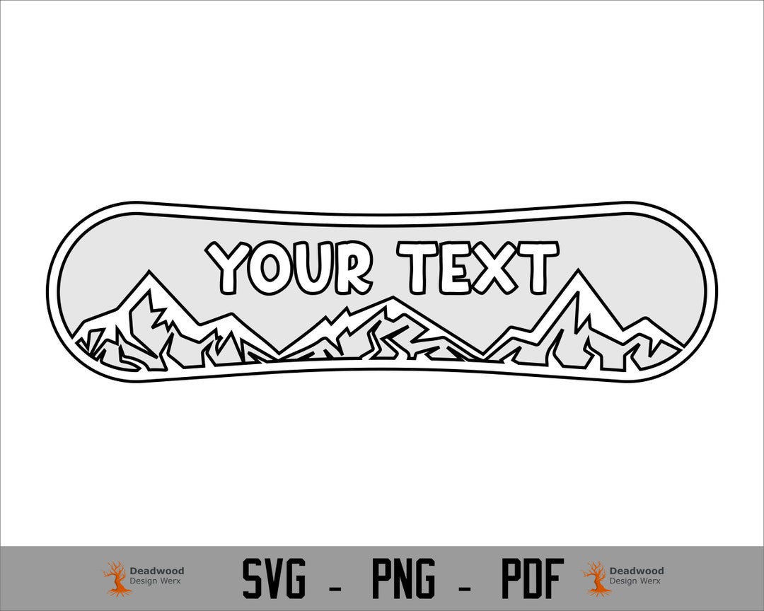 Snowboard SVG | Ready for Your Laser Cutter - Etsy