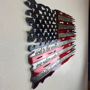 American Flag Metal Sign | Customizable Metal Signs - Etsy