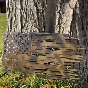 American Flag Metal Sign Customizable Metal Signs - Etsy