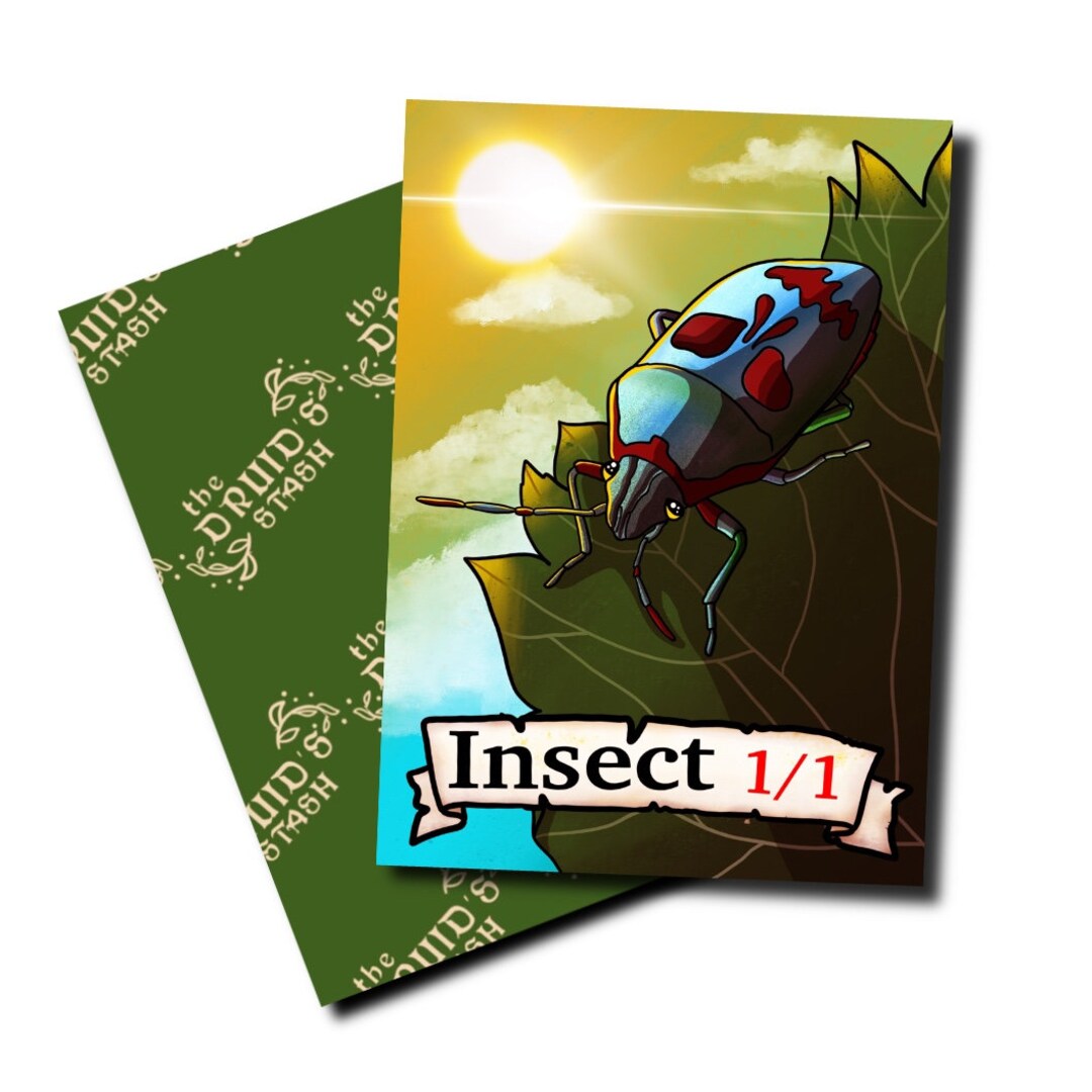 5 Insect Tokens for Magic the Gathering - Etsy