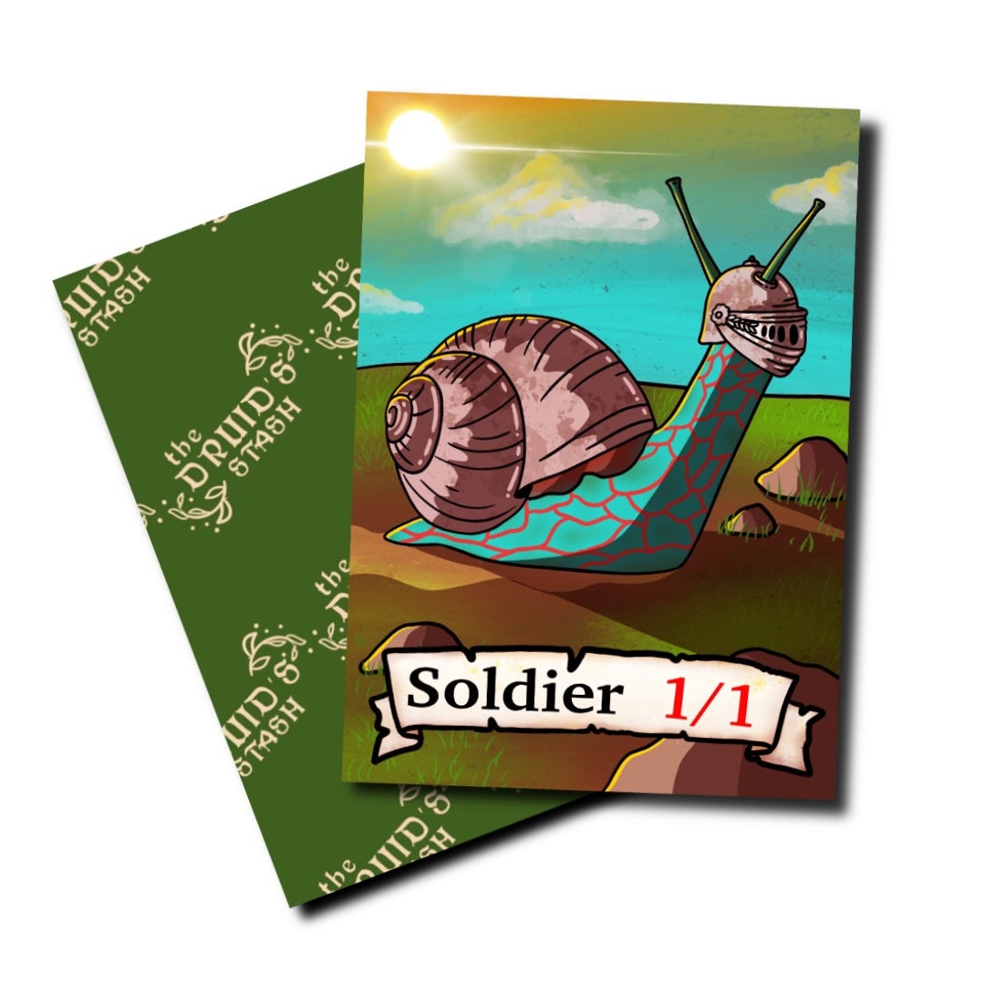 5 Soldier Tokens for Magic the Gathering - Etsy