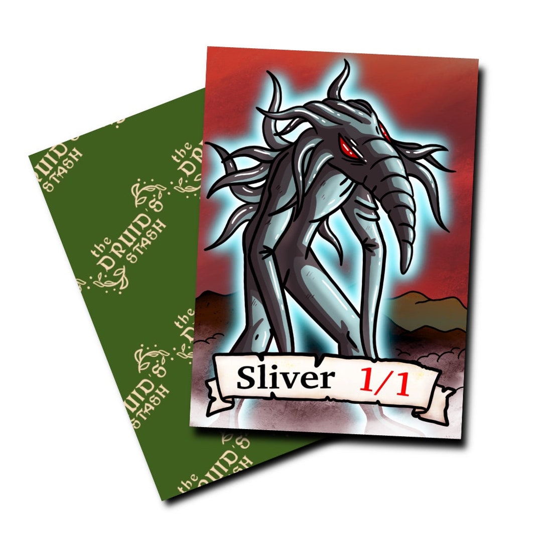 5 Sliver Tokens for Magic the Gathering - Etsy