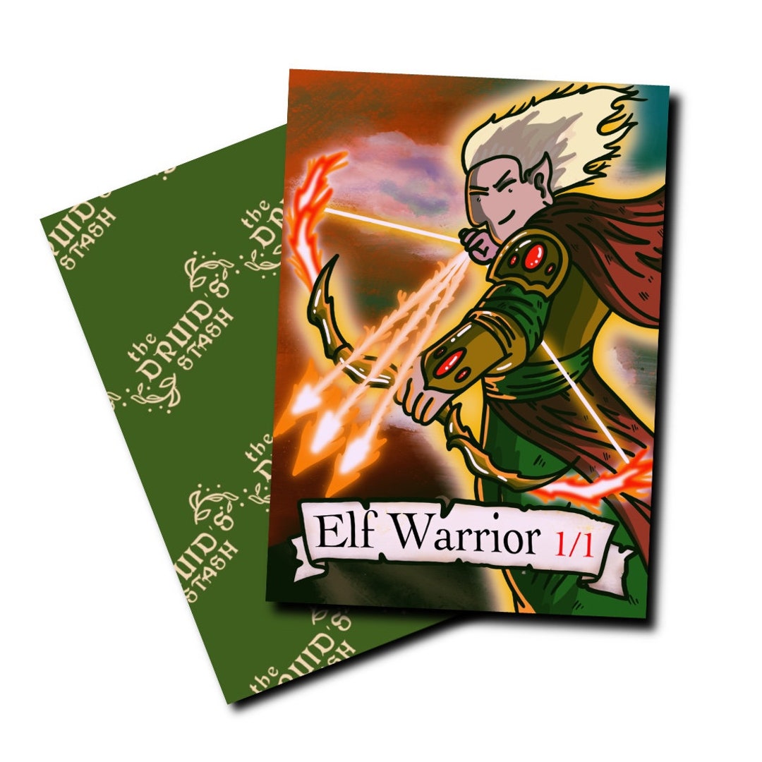 5 Elf Warrior Tokens for Magic the Gathering - Etsy