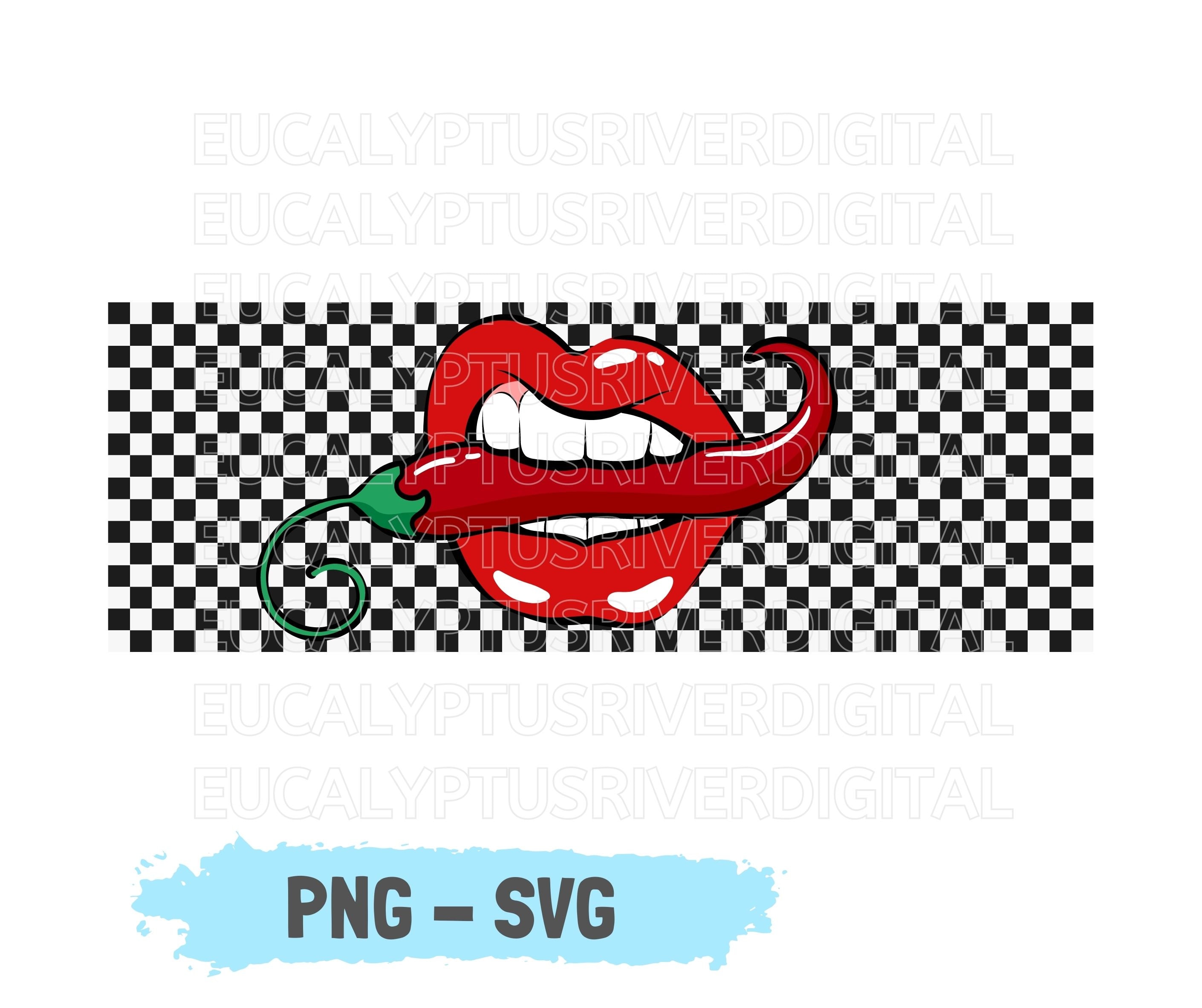Spicy Mouth | Chilli | Lips | Digital Download | Bite Me | Halloween ...