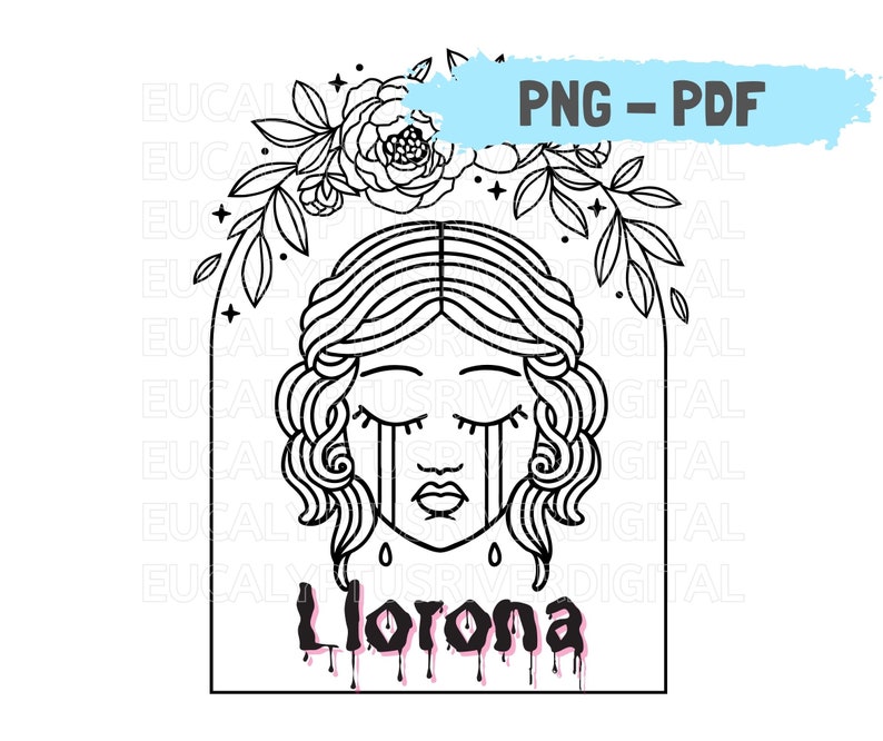 La Llorona Lloroncita Mexican Latinx Legend Llorona - Etsy
