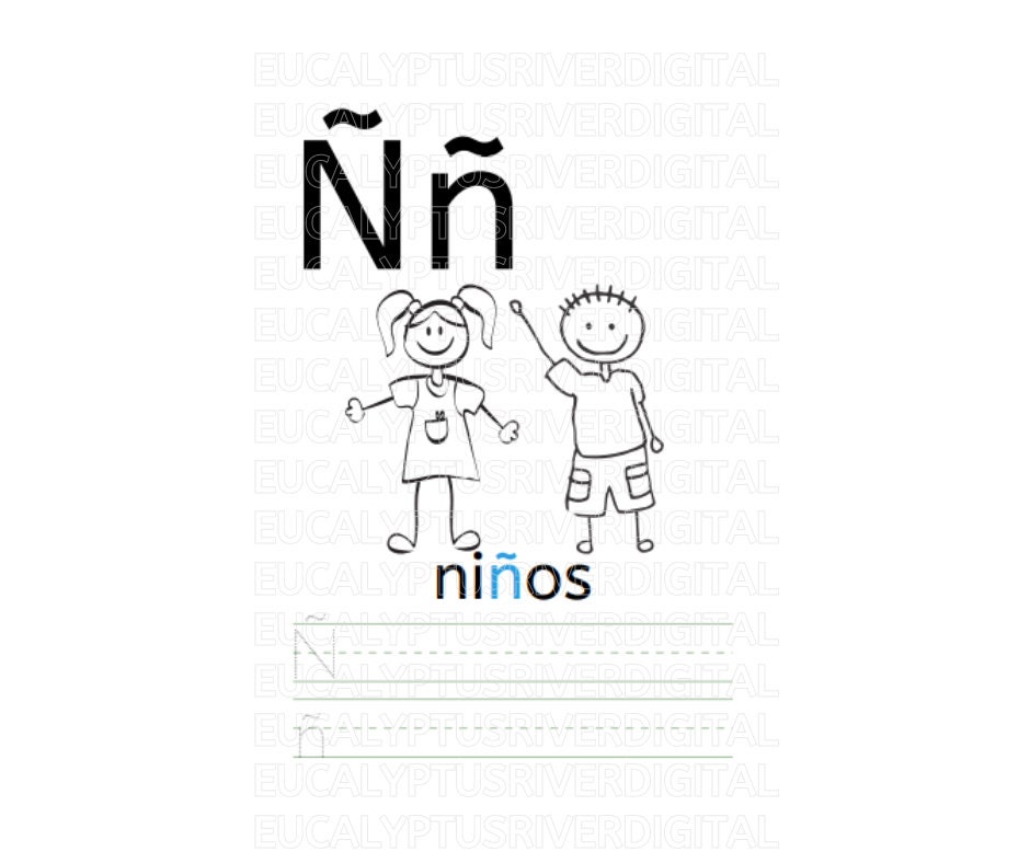 ABC Coloring Pages and Activity, Spanish - Etsy