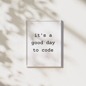 Physical Programmer Print Wall Art Modern Poster Quote Computer Science ...