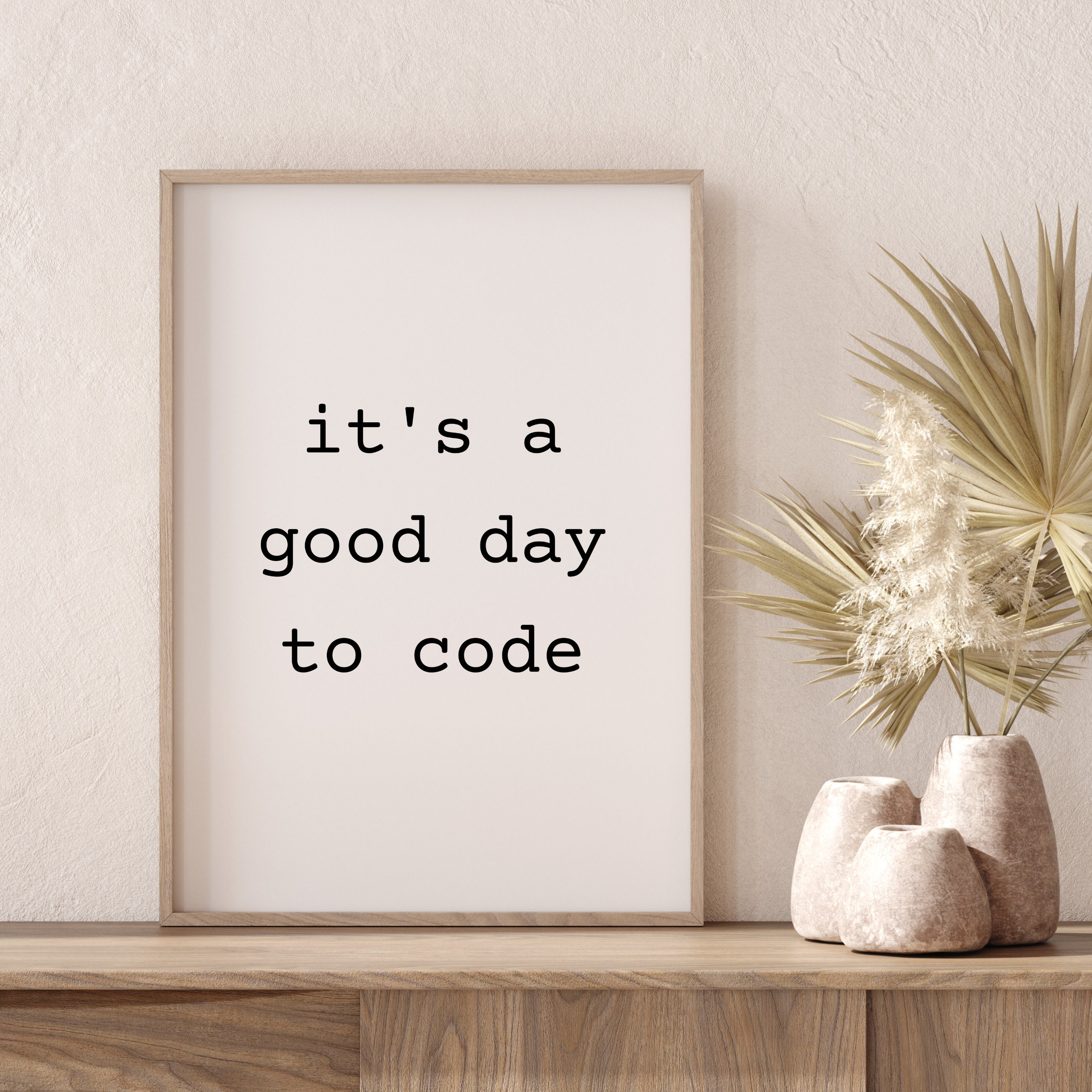 Digital Programmer Print Wall Art Poster Downloadable Computer Science Software Engineer