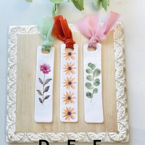 Antique Floral Polymer Clay Bookmark Clay Bookmark Gifts for Book ...