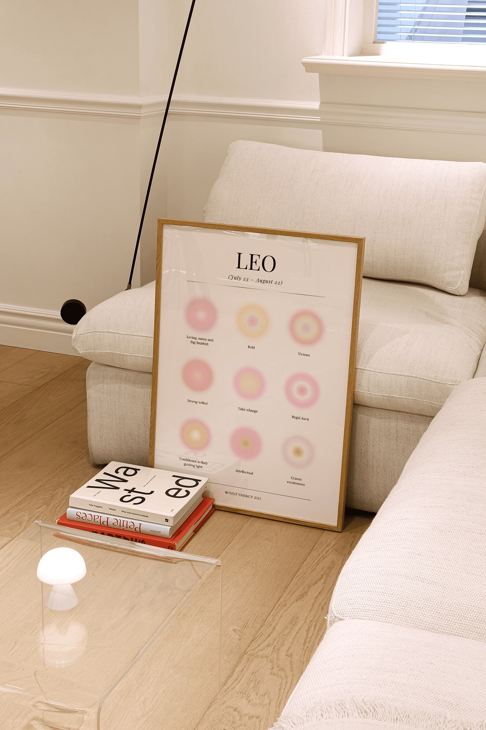 Leo Poster Wall Art, Leo Gifts, Leo Zodiac Decor Art Print, Leo ...