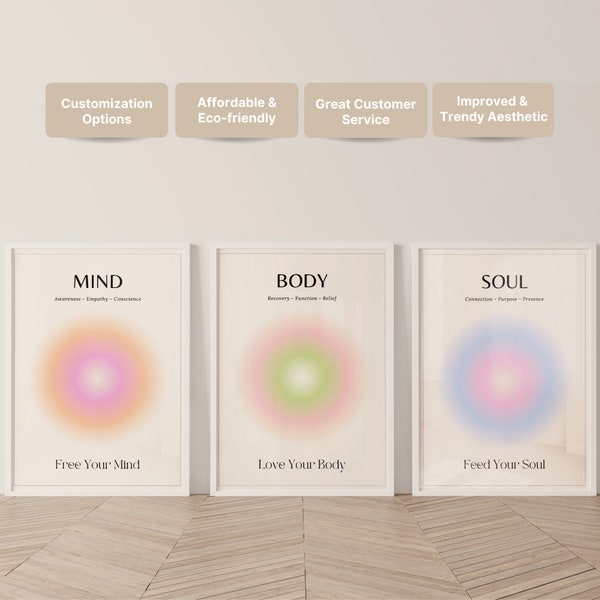 Mind Body Soul Posters - Etsy