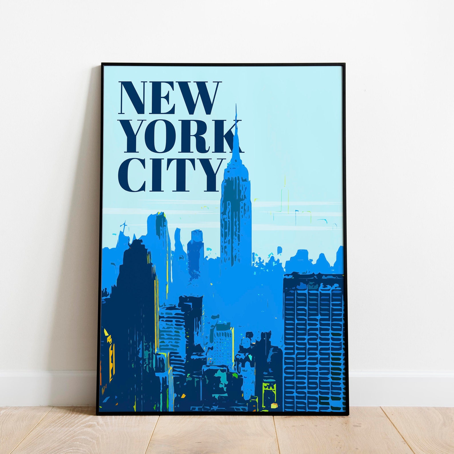New York City Print New York City Abstract Wall Art New York - Etsy