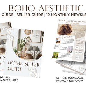 Boho Aesthetic Complete Agent Branding & Marketing Suite - Etsy