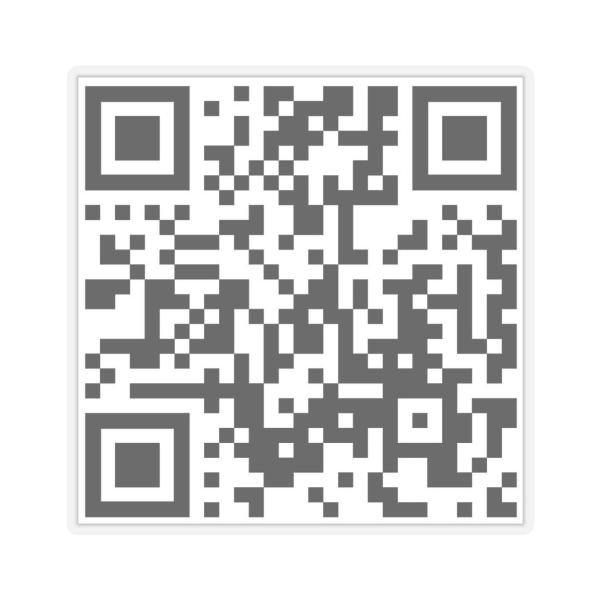 Rick Roll Rickroll QR Code Kiss-cut Stickers Rick Astley Never Gonna ...