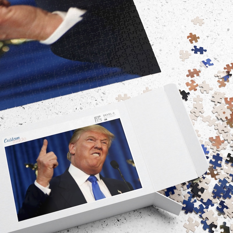 Trump Jigsaw Puzzle - Etsy