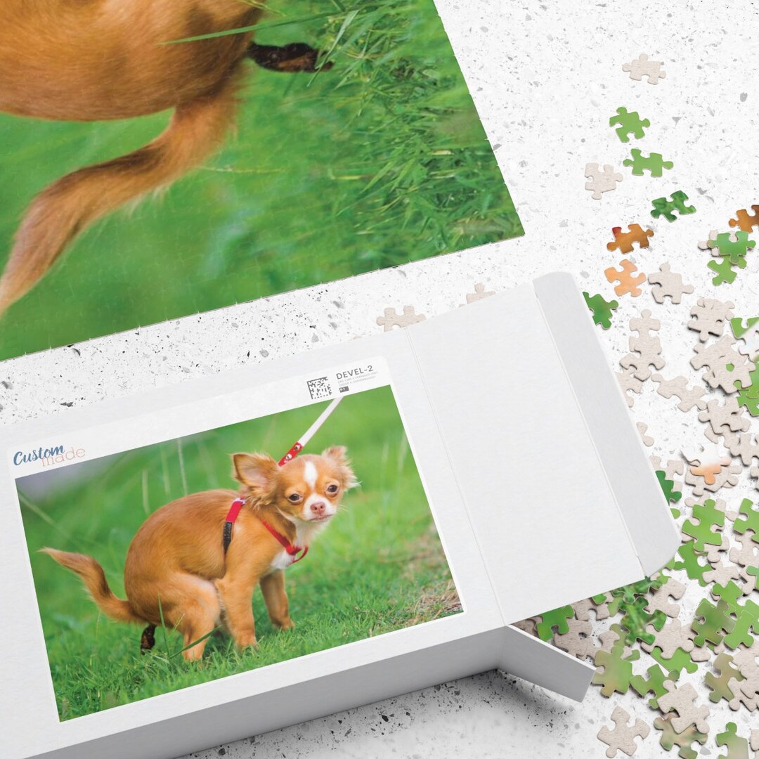 Pooping Chihuahua Jigsaw Puzzle Adult Gag Prank Dog Lovers (110, 252 ...