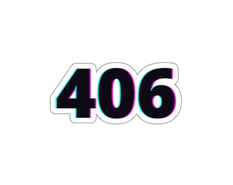 406 Sticker - Etsy