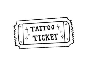 Tattoo Ticket - Etsy