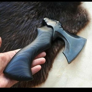 Custom Handmade Mini Viking Axe With Carbon Steel Blade and Ashwood ...