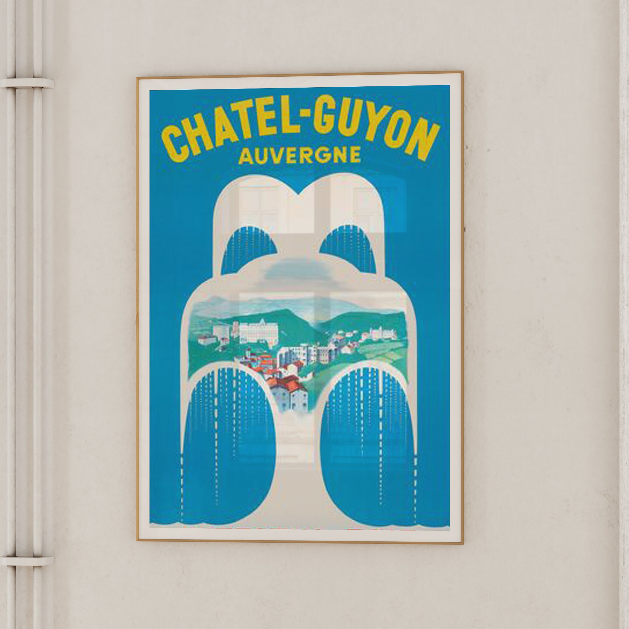 Chatel-guyon Vintage Tourism Poster 1920s - Etsy