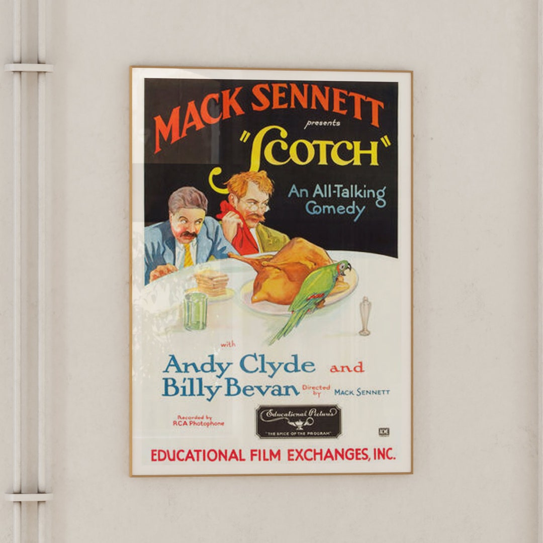 Scotch Vintage Movie Poster 1960s - Etsy