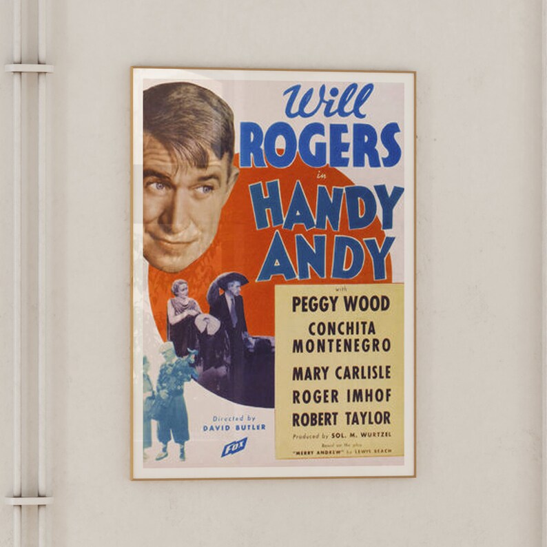 Handy Andy Vintage Movie Poster 1960s - Etsy