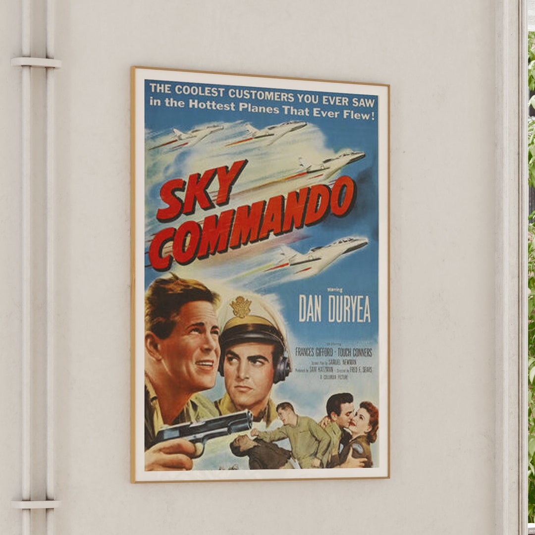 Sky Commando Vintage Movie Poster 1960s - Etsy