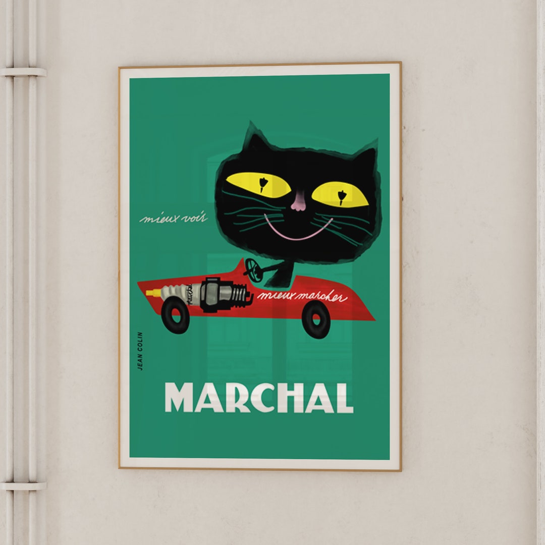 Marchal Motors Vintage Advertising Poster 1950s - Etsy