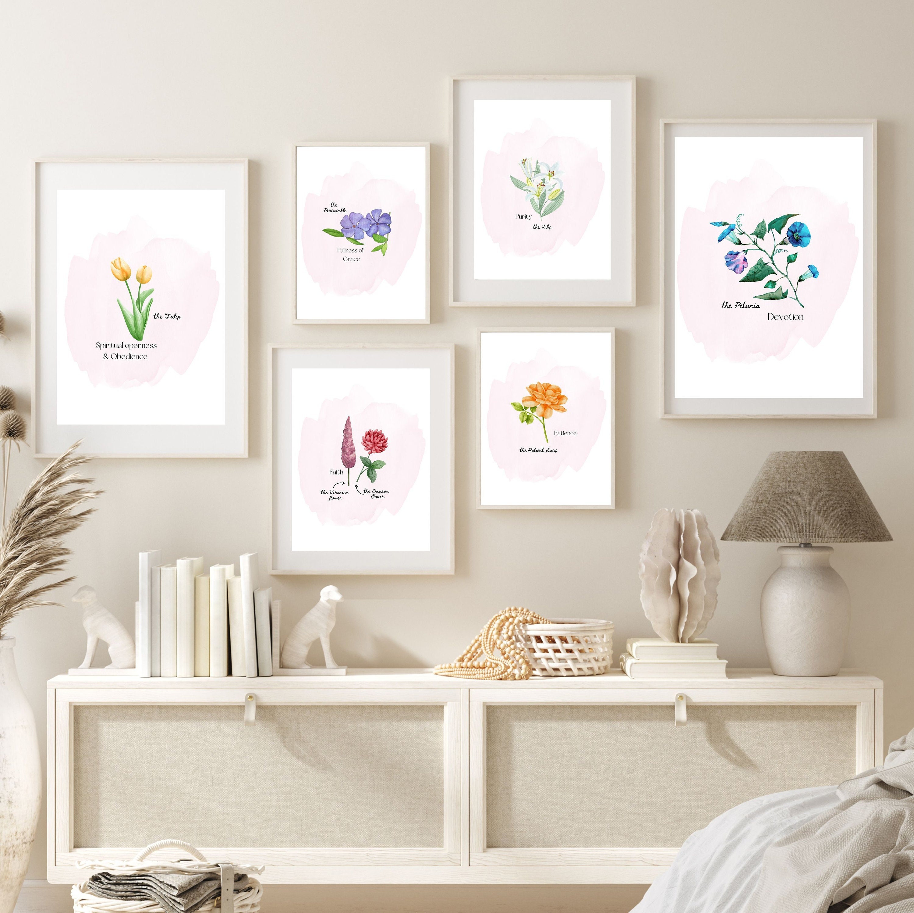 The Virtues of Mary WHOLE COLLECTION | Marian Printable Garden Art ...