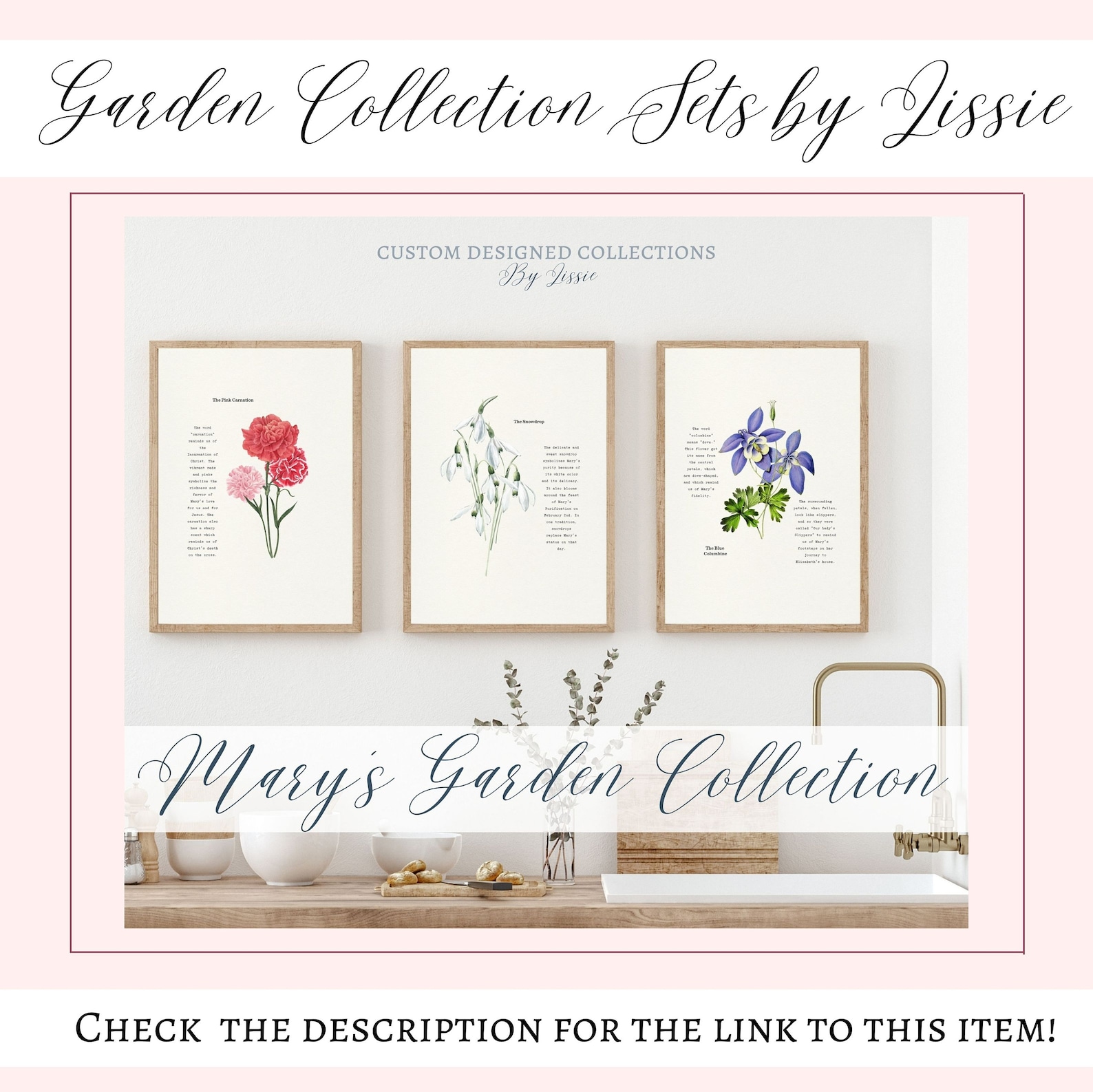 Catholic Wall Art Catholic Gifts Liturgical Year Floral Garden Art ...