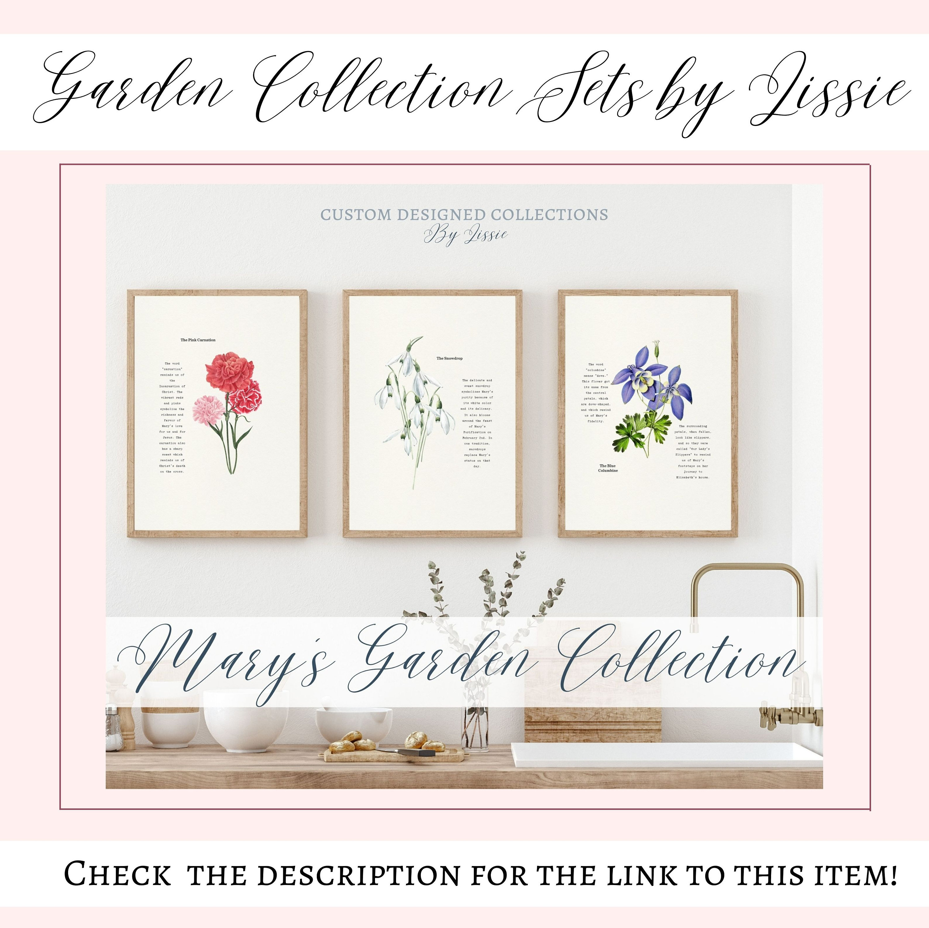 Catholic Wall Art Catholic Gifts Liturgical Year Floral - Etsy