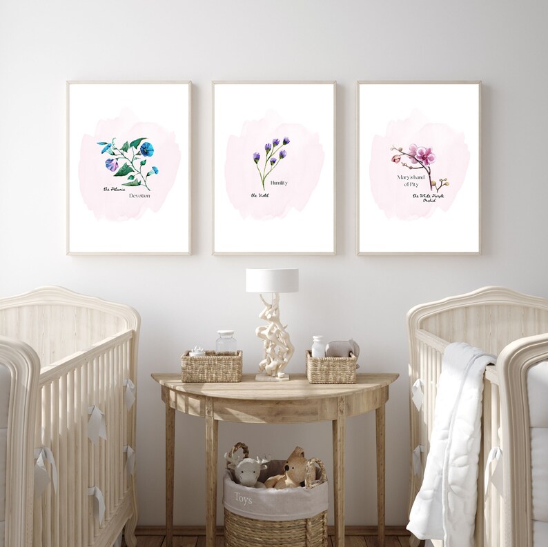 The Virtues of Mary WHOLE COLLECTION | Marian Printable Garden Art ...