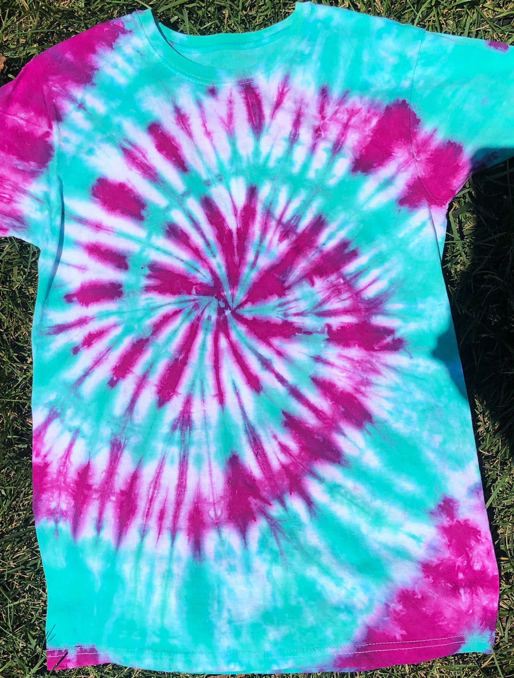 Spiral Tie Dye T Shirt Etsy