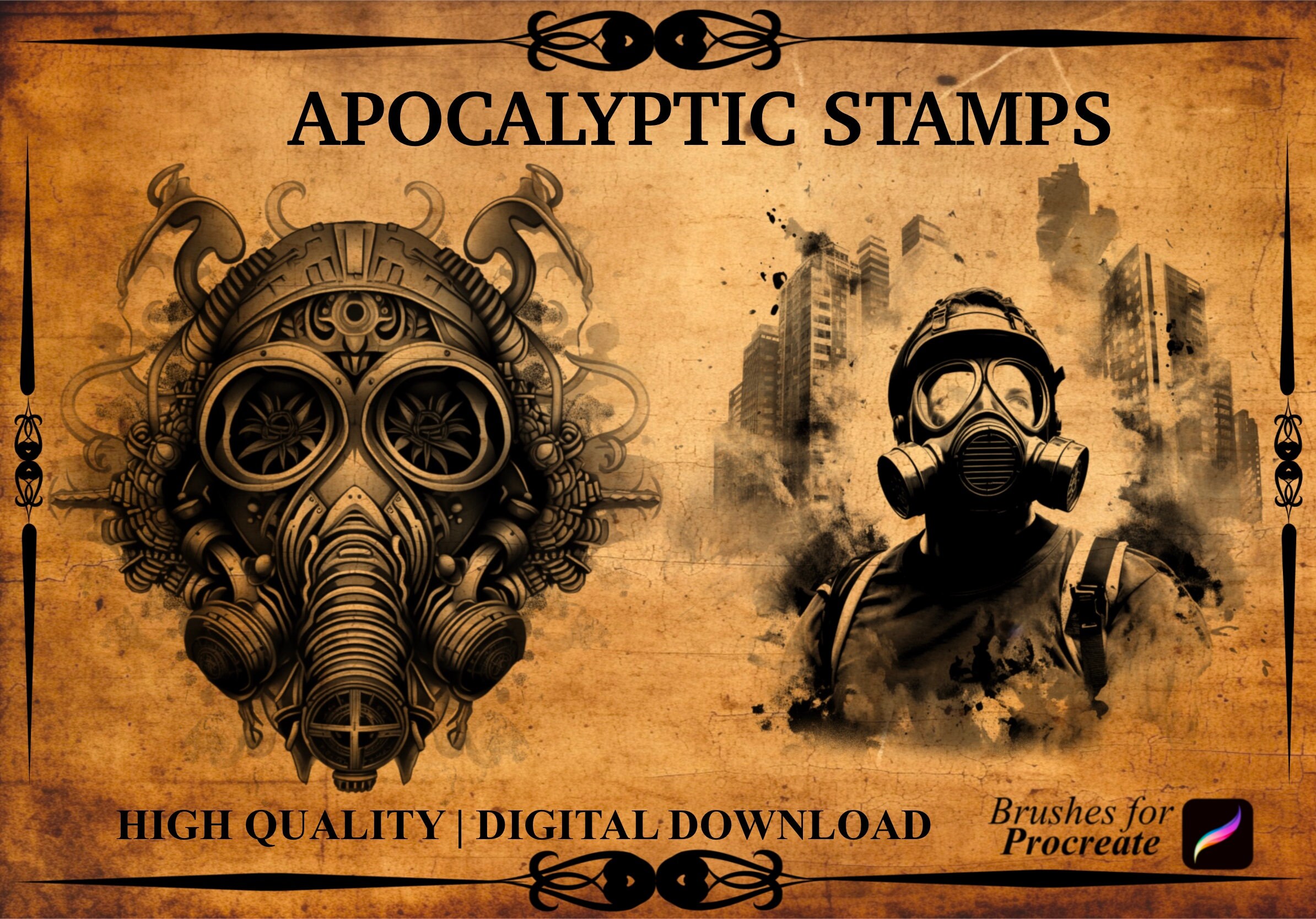 70+ Apocalyptic Procreate Stamps - Etsy