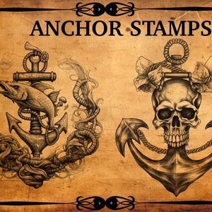 60+ Anchor Procreate Stamp Set - Etsy