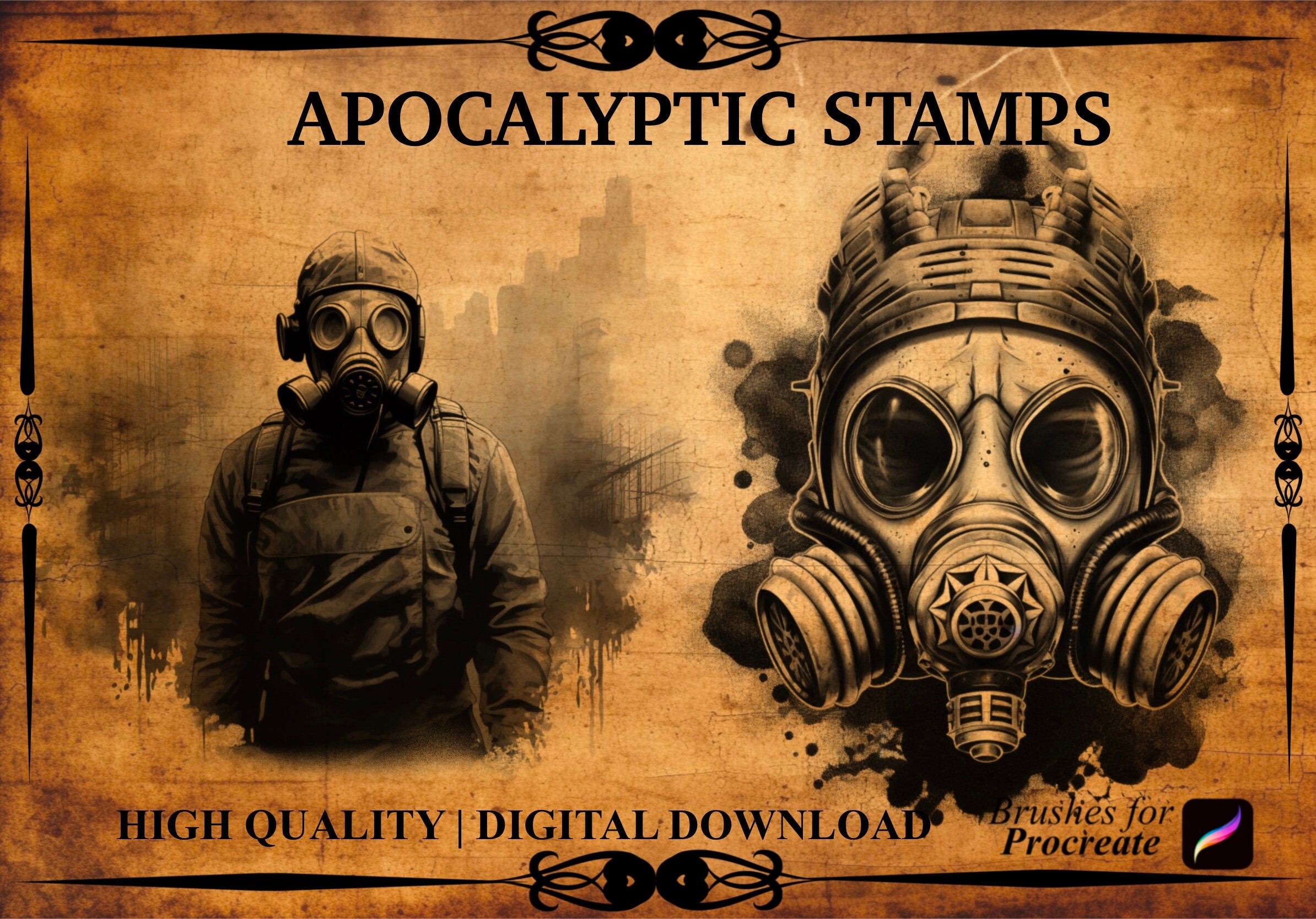 70+ Apocalyptic Procreate Stamps - Etsy
