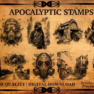 70+ Apocalyptic Procreate Stamps - Etsy