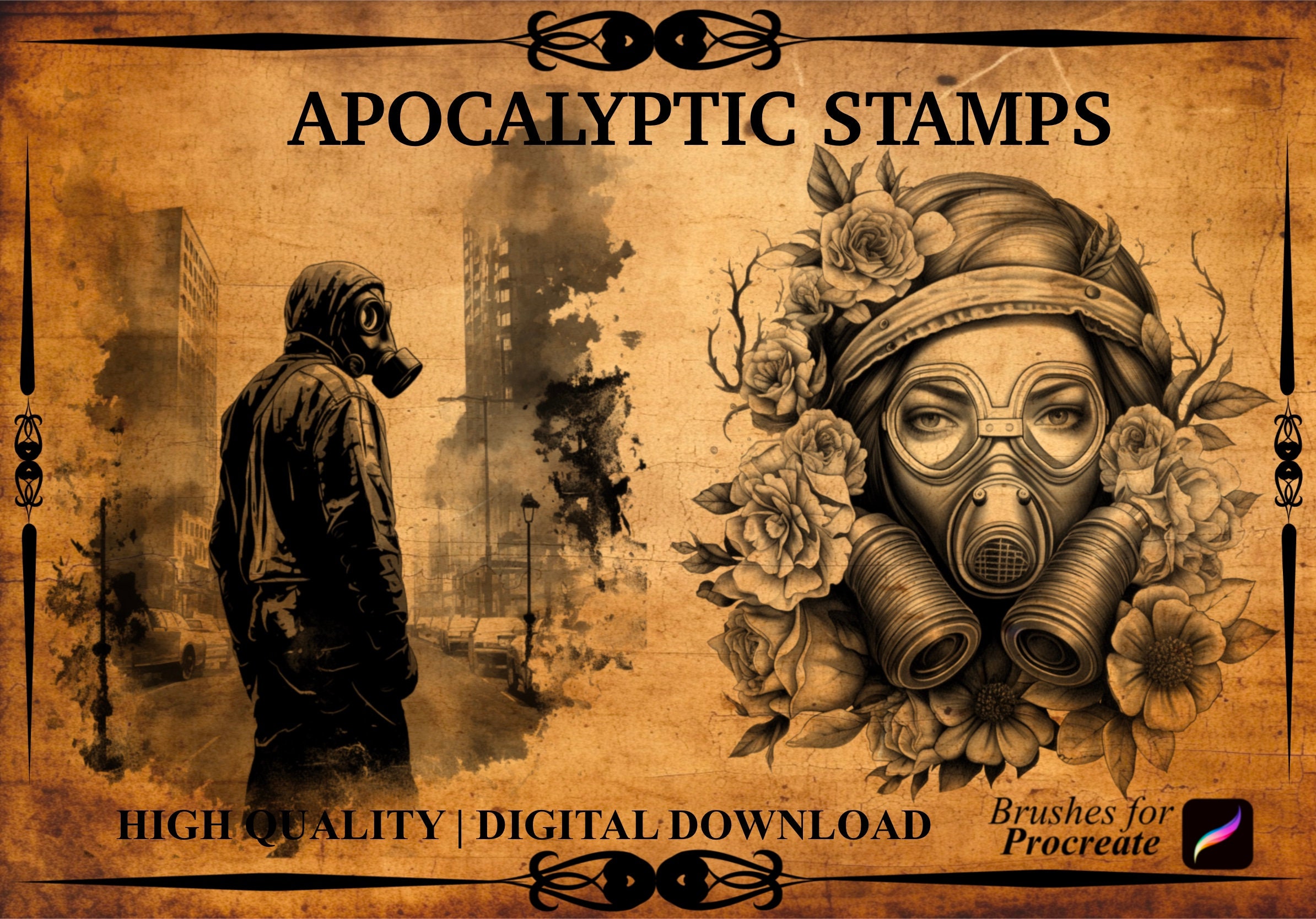 70+ Apocalyptic Procreate Stamps - Etsy